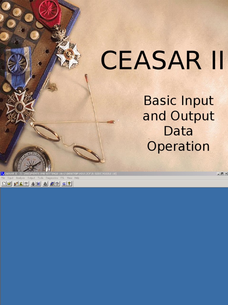Ceasar Ii: Basic Input and Output Data Operation | PDF | Computers