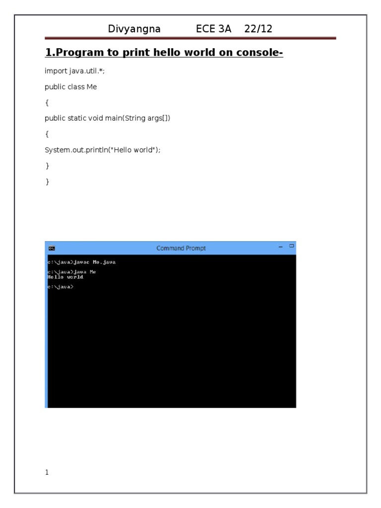 Java Practical File Pdf Method Computer Programming Encryption 