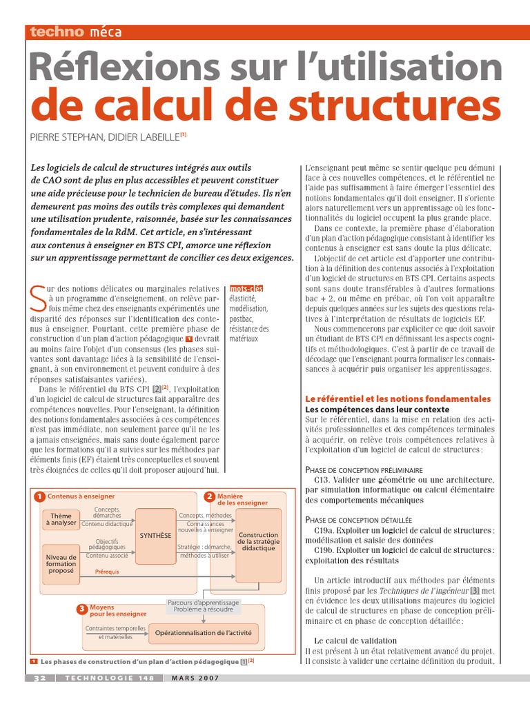 Calcul de Structure PDF | PDF