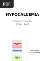 Hypocalcemia Treatment Guidelines | PDF | Vitamin D | Magnesium
