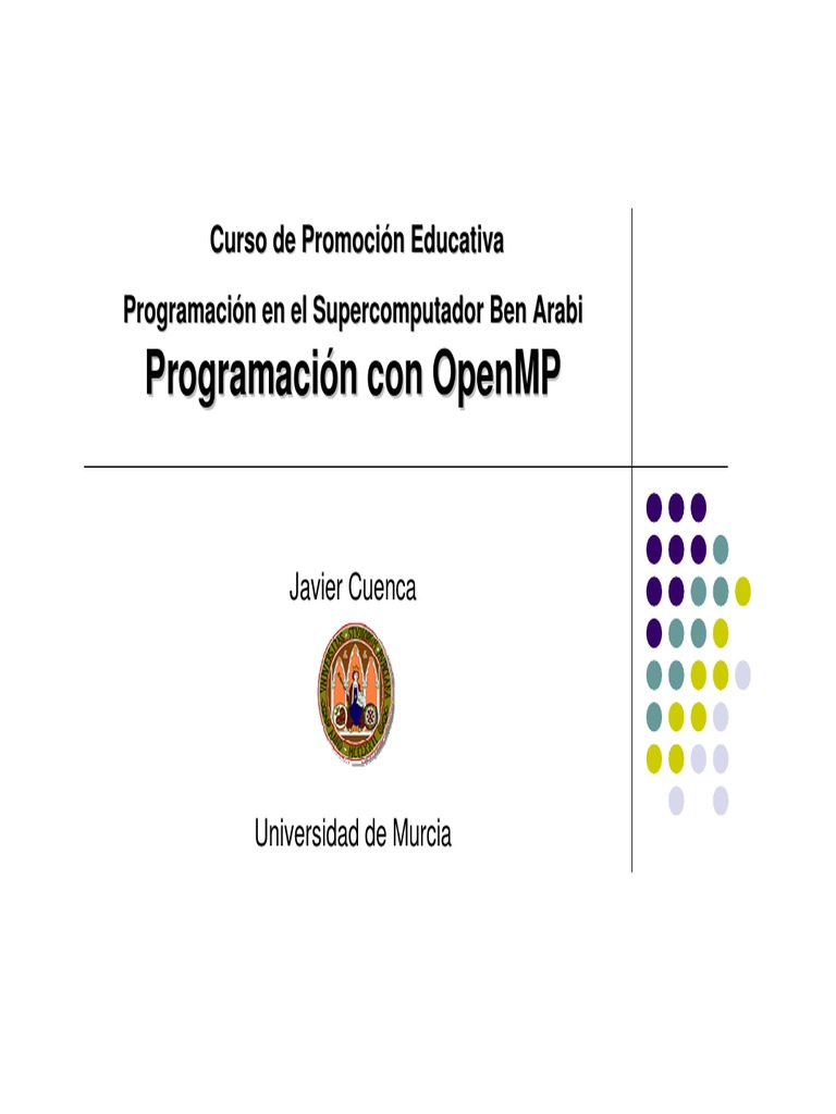 PSBA OpenMP | PDF | Hilo (Computación) | Desarrollo de software