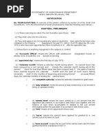 Charge Assumption Report Format | PDF