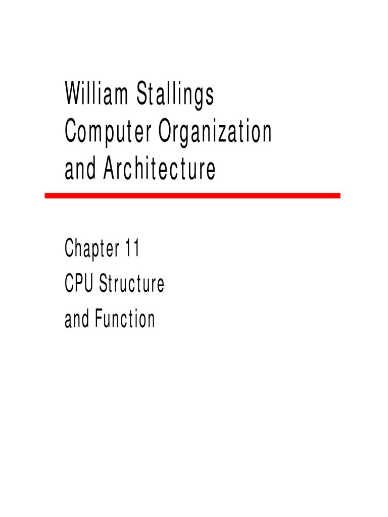 CPU Structure and Function Explained | PDF | Instruction Set | Central ...