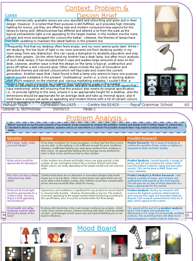 Innovative Lamp Design Proposal | PDF | Wood | Lighting