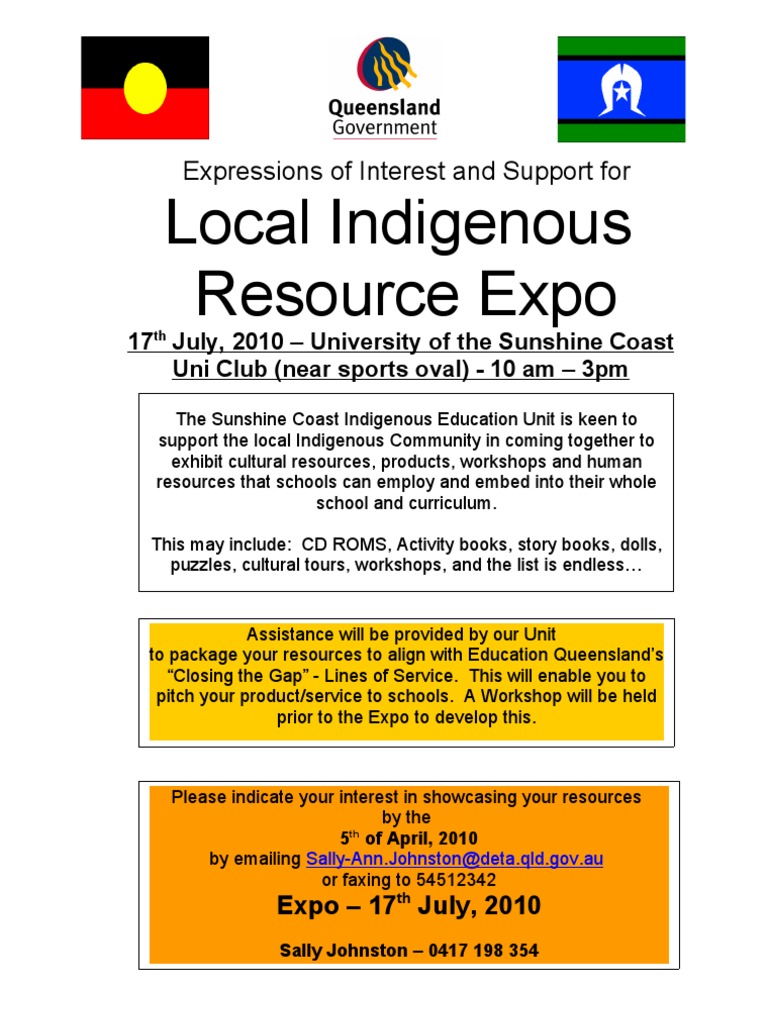 Expressions of Interest & Support - Resource Expo | PDF | Literacy ...
