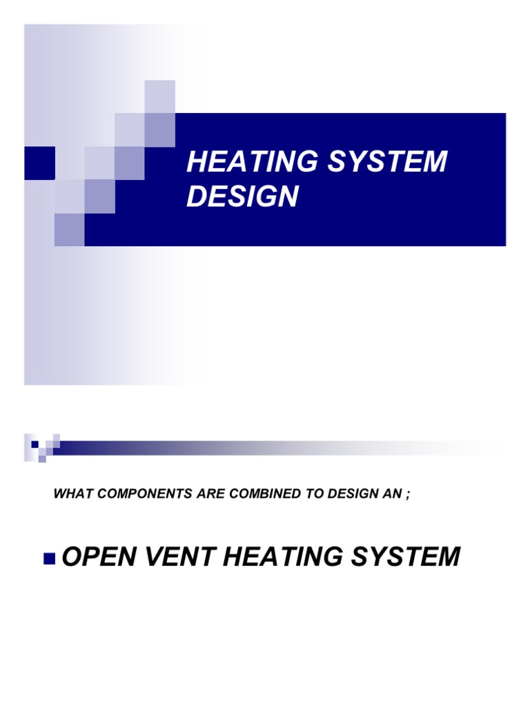 Heating System Design (Student) | PDF | Water Heating | Hvac