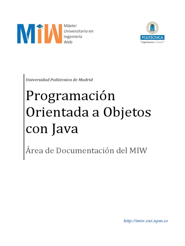 Programacio OO | PDF | Objeto (informática) | Java (lenguaje de programación)