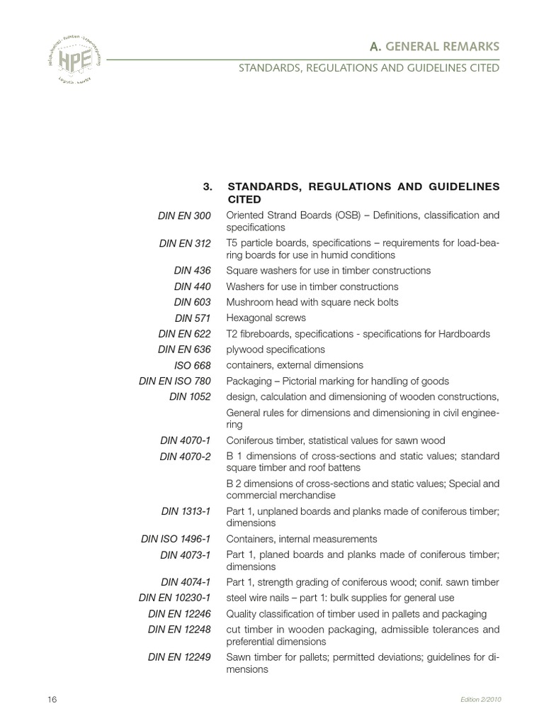 German Standards & Guidelines Overview | PDF | Packaging And Labeling ...