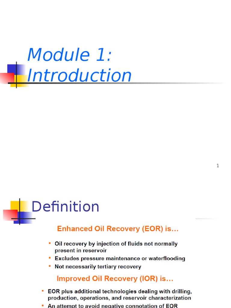Enhanced Oil Recovery Overview | PDF | Wetting | Petroleum Reservoir