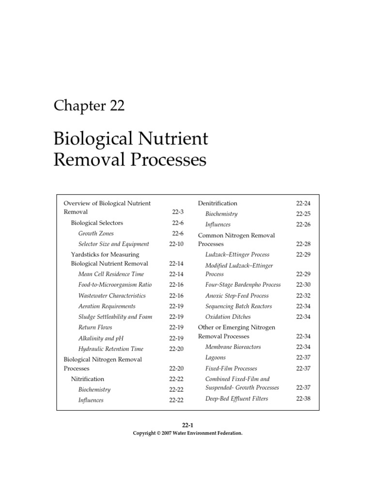 Biological Nutrient Removal Process | Sewage Treatment | Anaerobic ...
