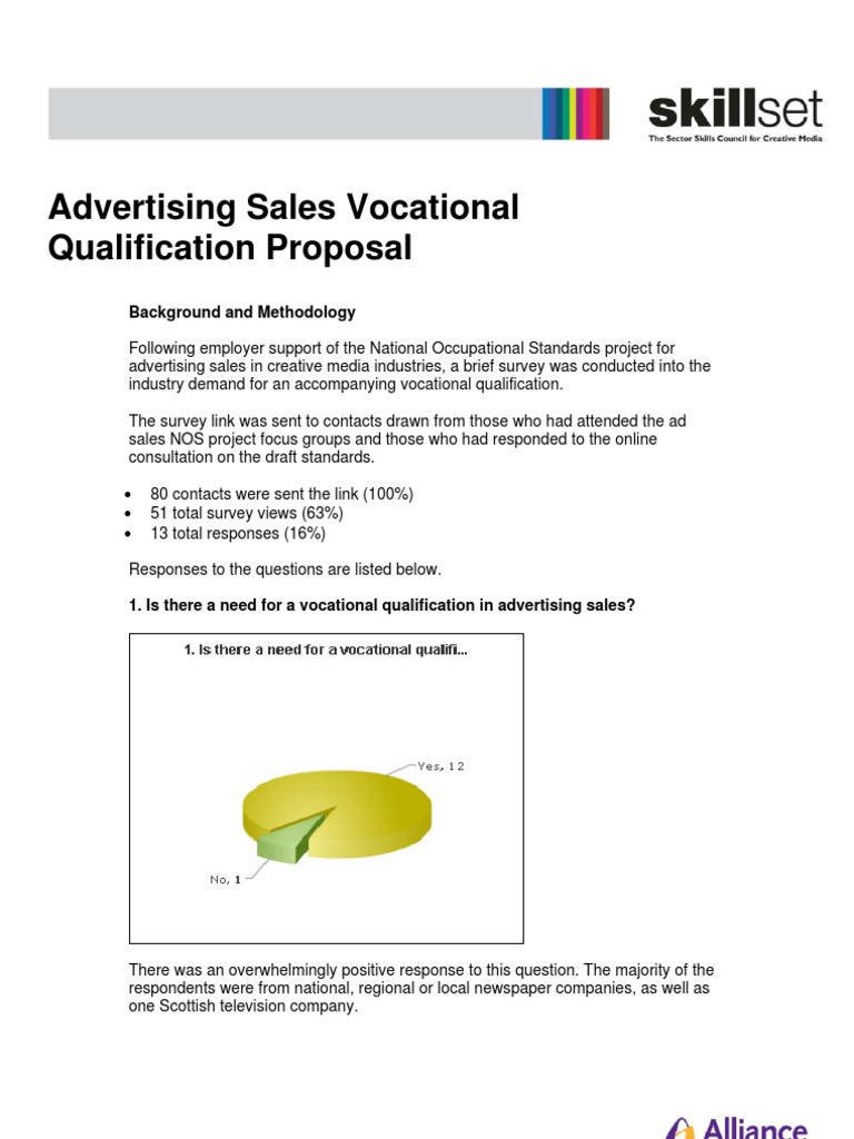 Ad Sales Qualification Proposal | PDF | Advertising | Business