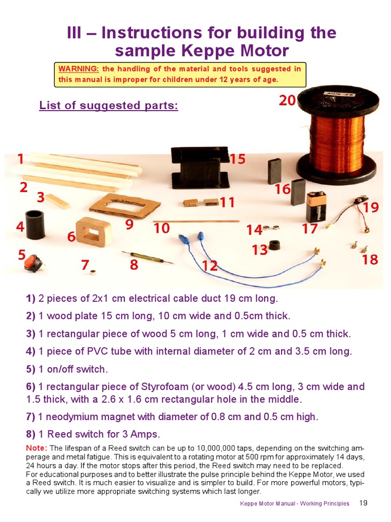 Keppe Motor Instructions | PDF | Transformer | Electrical Connector