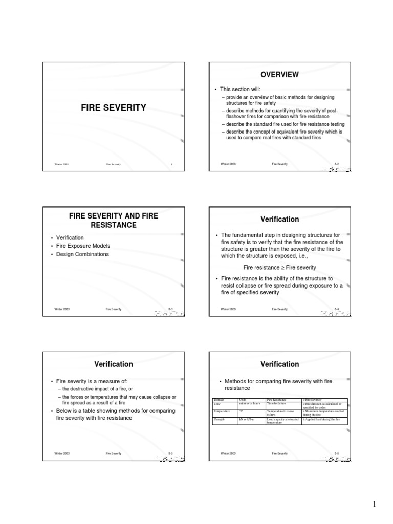 Determining Fire Severity in Structures | PDF | Structural Load ...
