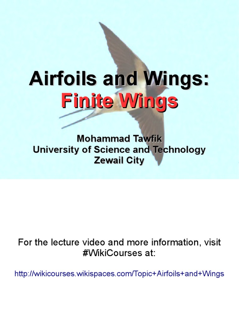 Airfoils and Wings: Finite Wings | PDF | Wing | Airfoil