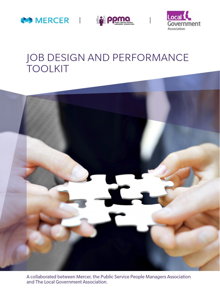 Job Design And Performance Toolkit Pdf Employment Salary