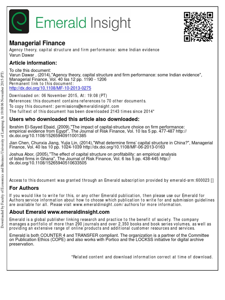 Varun Dawar PDF | PDF | Capital Structure | Corporations