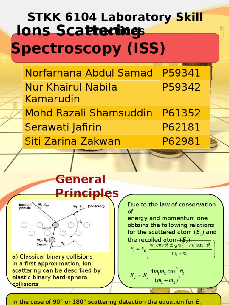 Ions Scattering Spectroscopy (ISS) | PDF | Sputtering | Solid Oxide ...