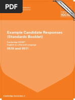 0500 First Language English Example Candidate Responses Booklet | PDF ...