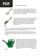 Farm Tools and Equipments | PDF | Plough | Soil