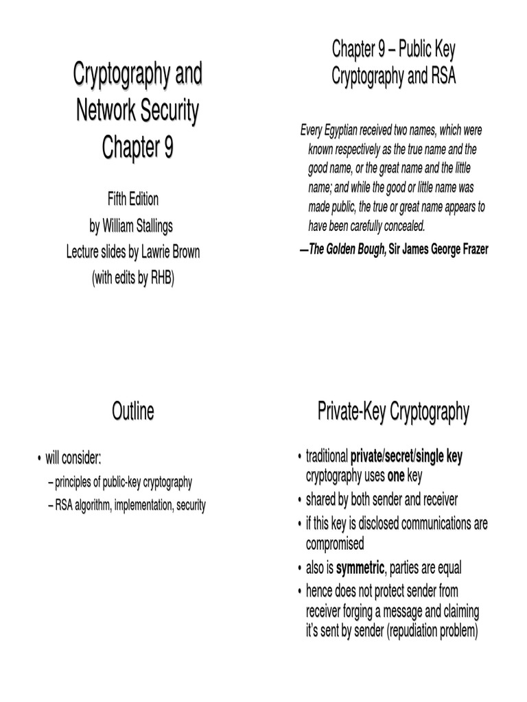 Rsa Algorithm Public Key Cryptography Cryptography