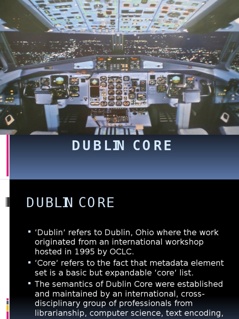 Dublin Core | PDF | Metadata | Information Management