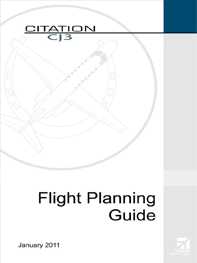 Citation CJ3 Performance and Specs Guide | PDF | Takeoff | Flap ...