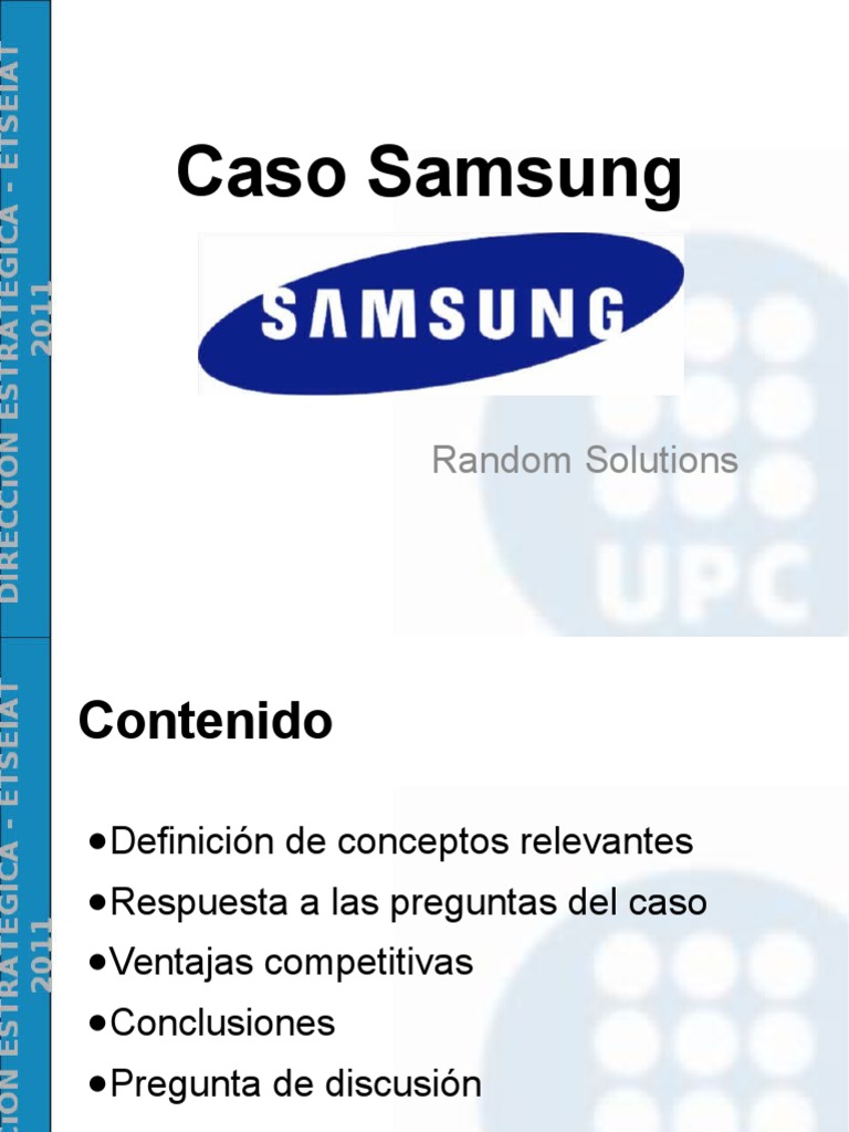 Ventajas Competitivas de Samsung | PDF | Samsung | Ventaja competitiva