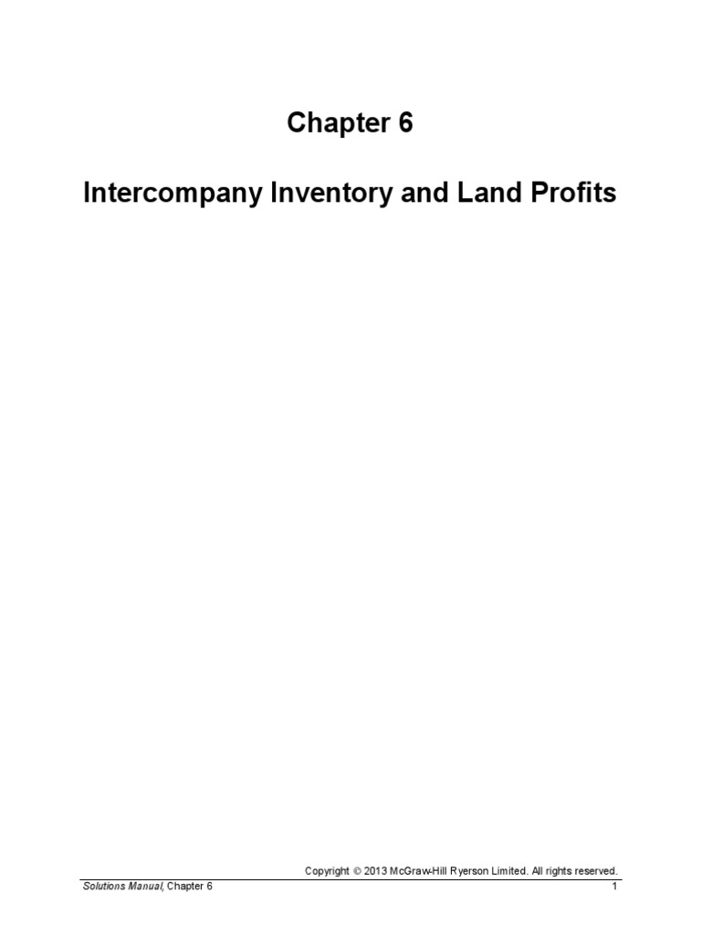 Hilton7e SM Ch06 Final Revised | PDF | Goodwill (Accounting) | Revenue