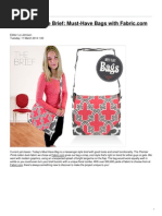 Alecia Tote Bag - Free Pattern and Tutorial by Miko Craft | PDF