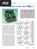 Audio Signal Level Adapter Design | PDF | Amplifier | Operational Amplifier