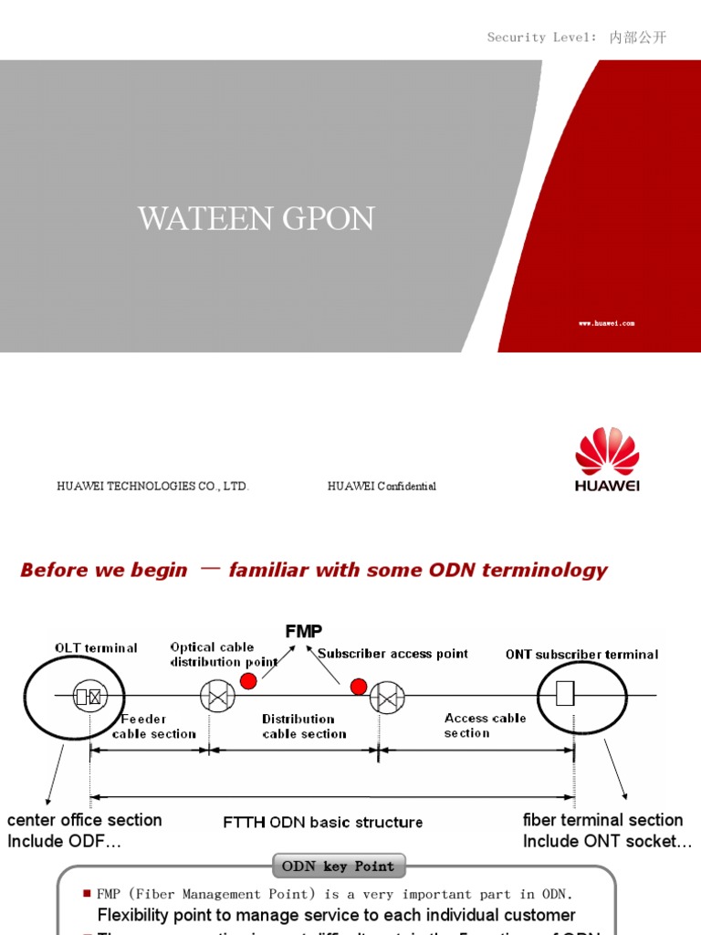 Gpon Odn by Huawei | PDF | Cable Television | Computing