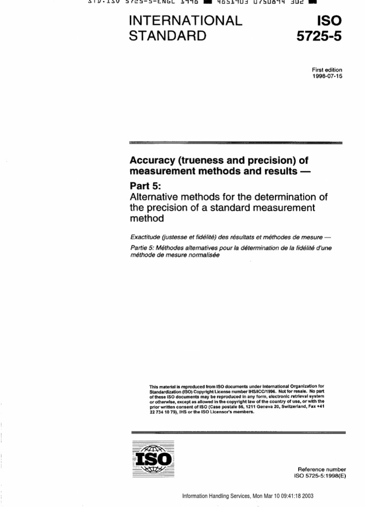 Iso5725 5 | PDF | Social Science