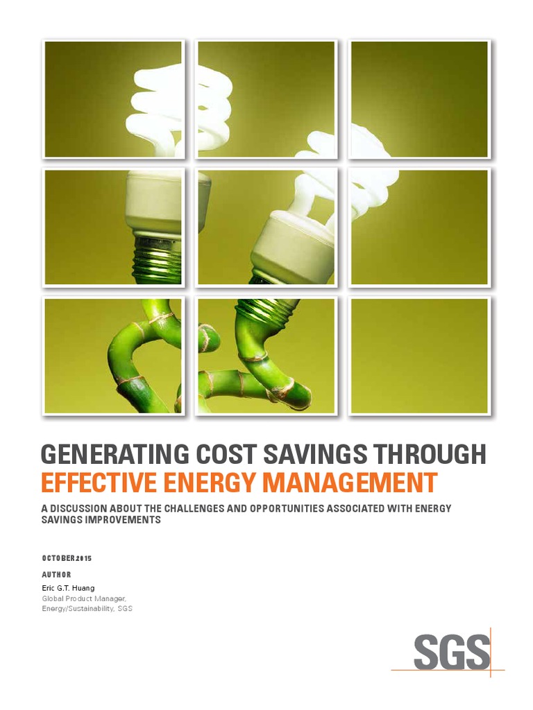 Generating Cost Savings Through Effective Energy Management | PDF ...