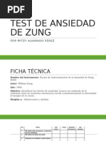 Ficha Tecnica de Escala de Depresion de Zung | PDF | Depresión (estado ...
