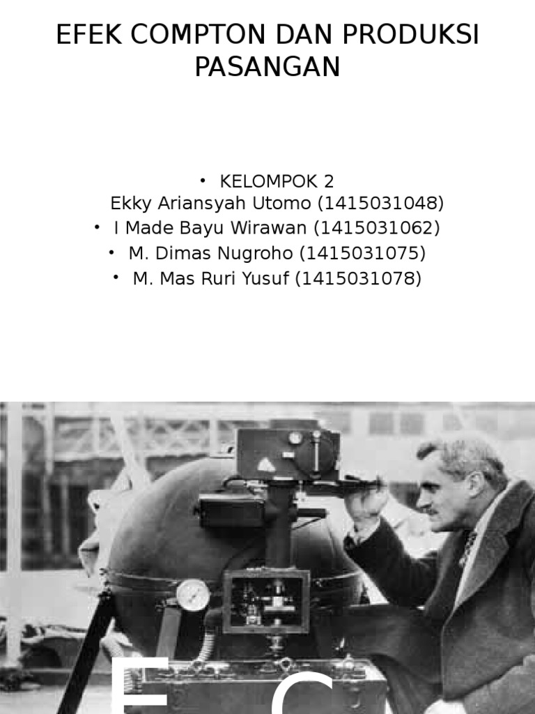 Efek Compton Dan Produksi Pasangan | PDF | Sains & Matematika