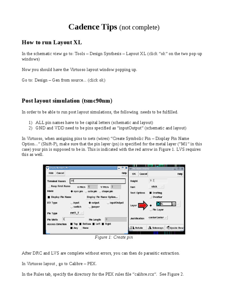 Cadence Tips: How To Run Layout XL | PDF | Digital Electronics ...