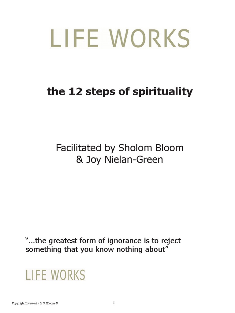 12 Steps of Spirituality Completed | PDF | Prayer | Meditation