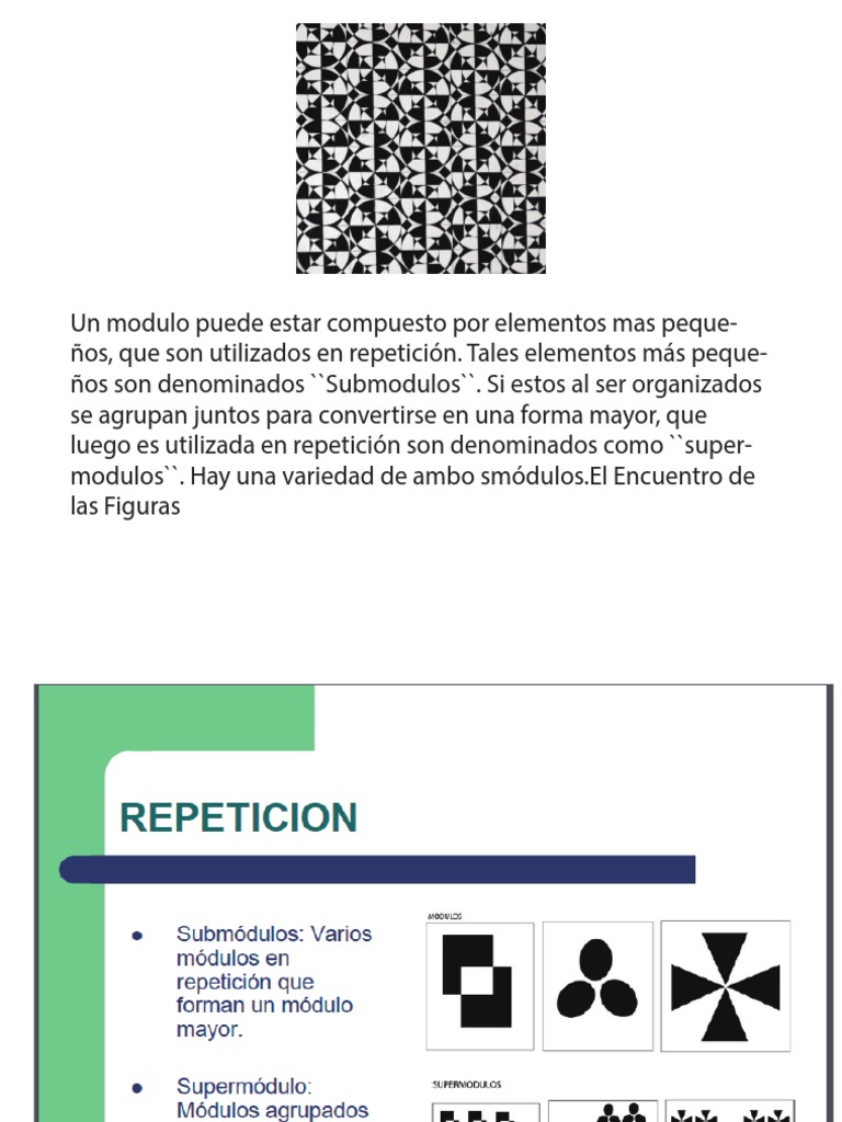 Módulos y Supermódulos en Diseño Artístico | PDF | Composición (artes ...