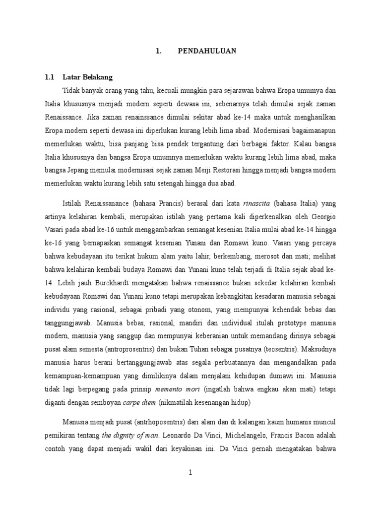 Zaman Renaissance | PDF