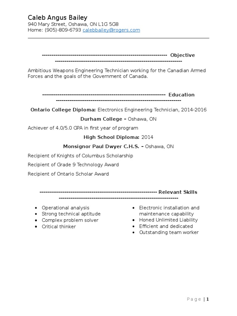 Aspiring Weapons Engineering Technician | PDF | Business | Computers