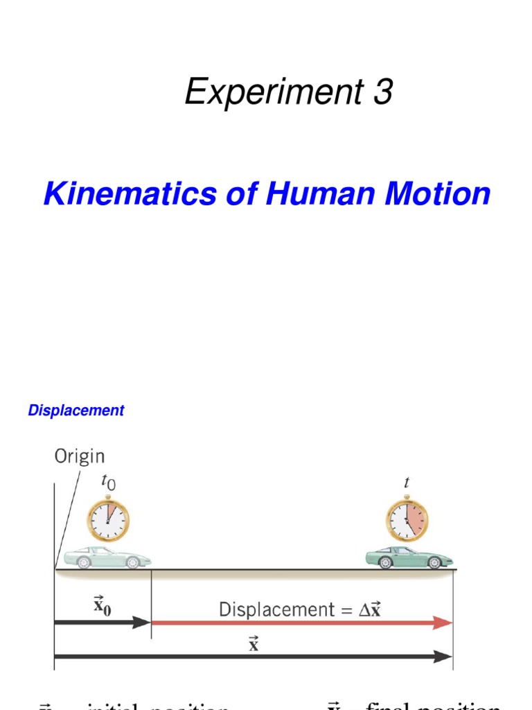 Kinematics of Human Motion | PDF