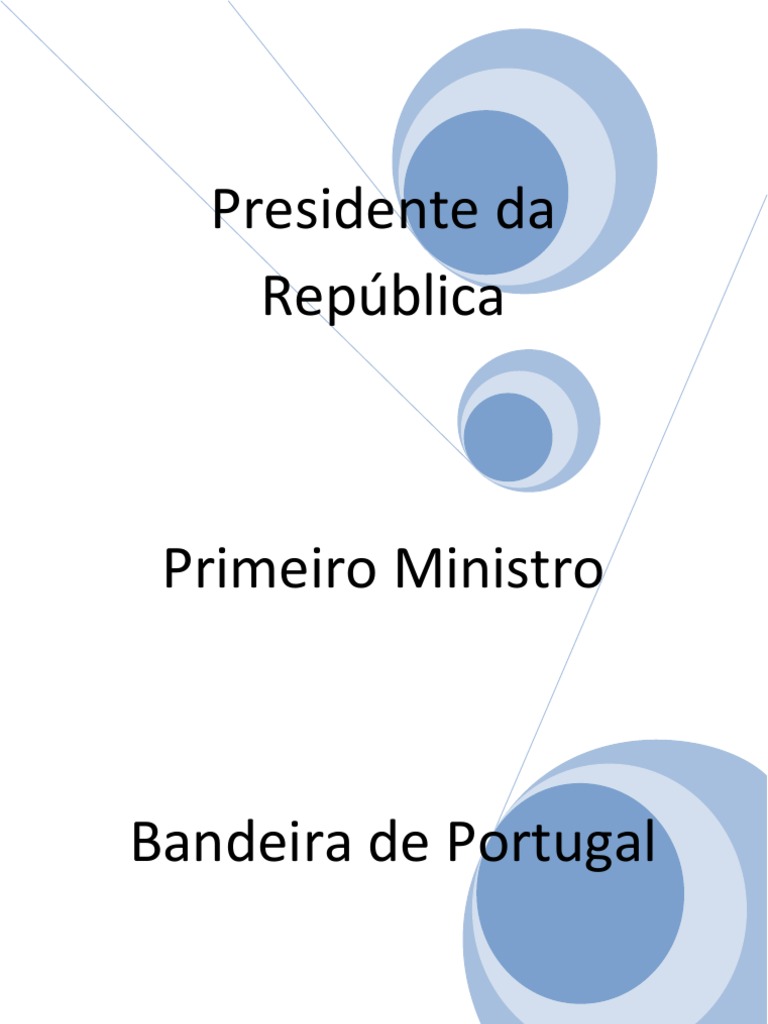 Símbolos Da República | PDF | Portugal | Governo