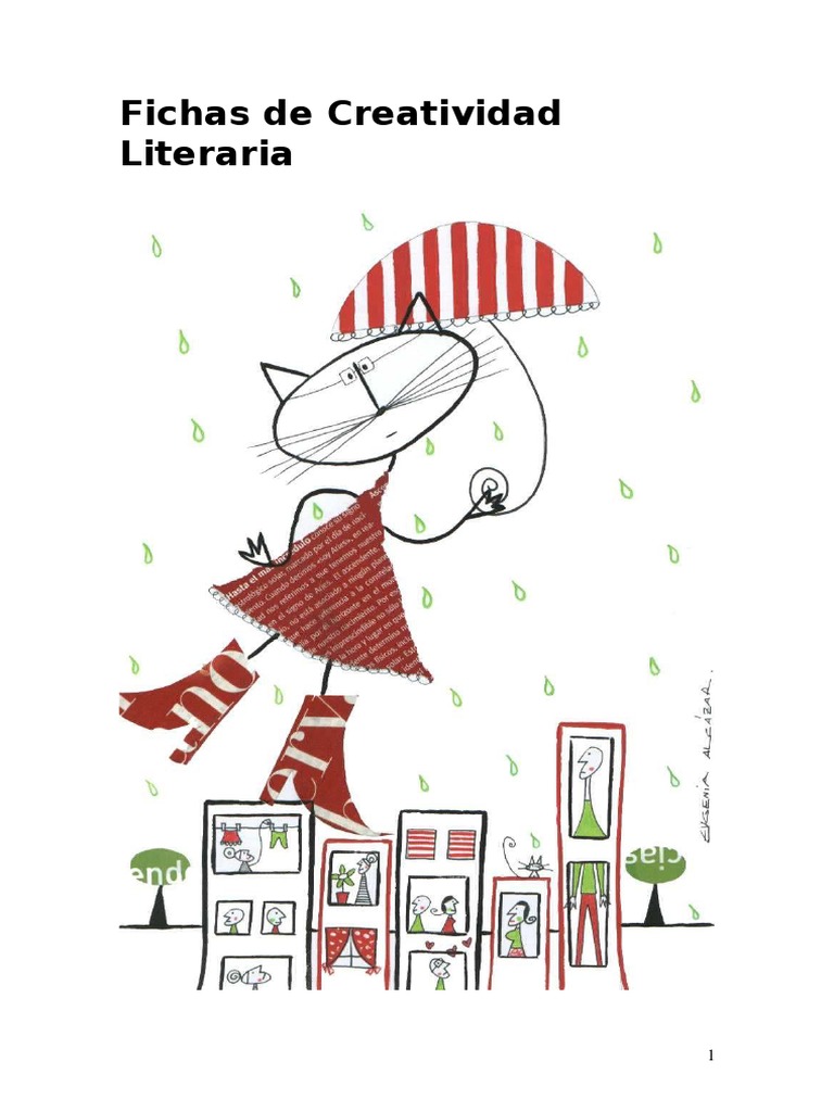 Fichas de Creatividad Literaria | Teatro | Cuentos