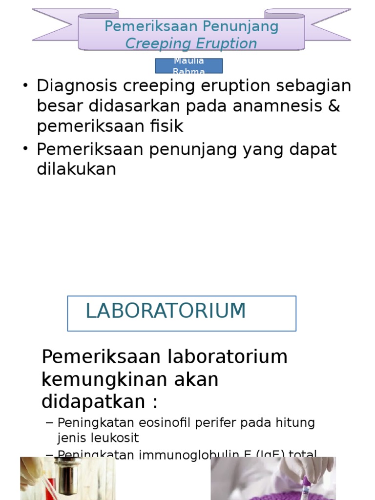 Pemeriksaan Penunjang Creeping Eruption | PDF