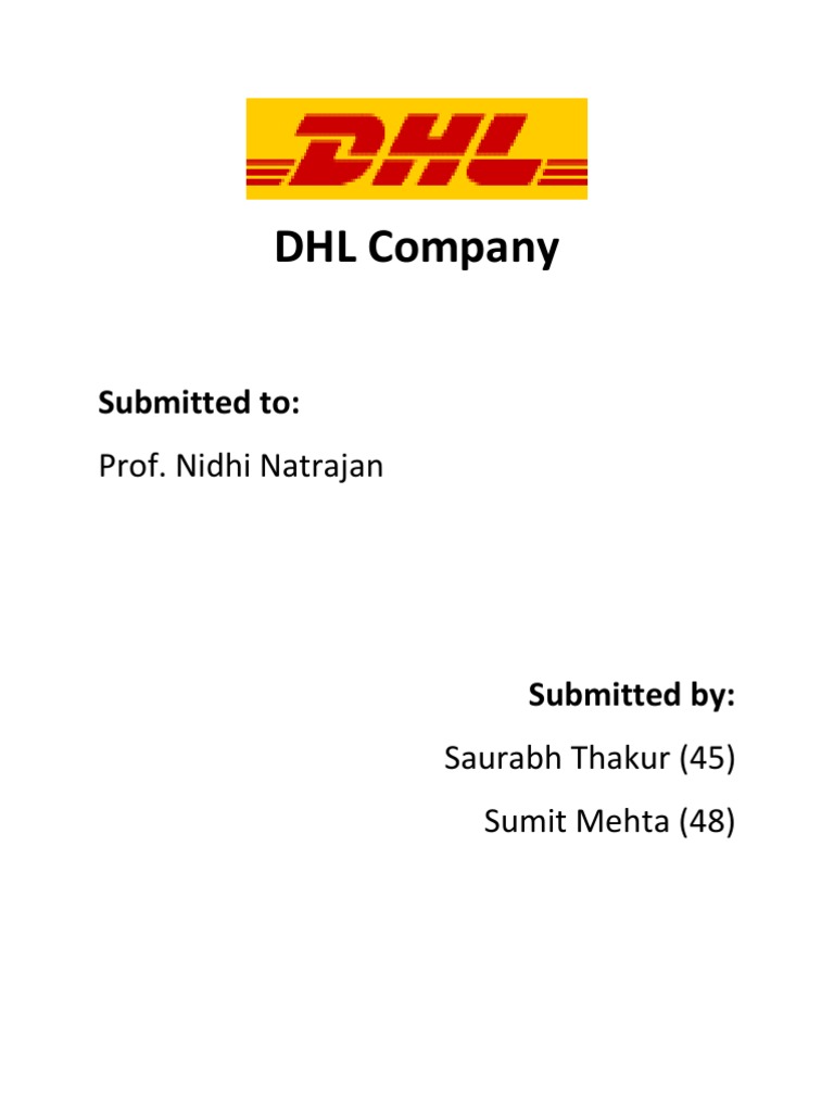 DHL | PDF | Electronic Data Interchange | Shipping Service
