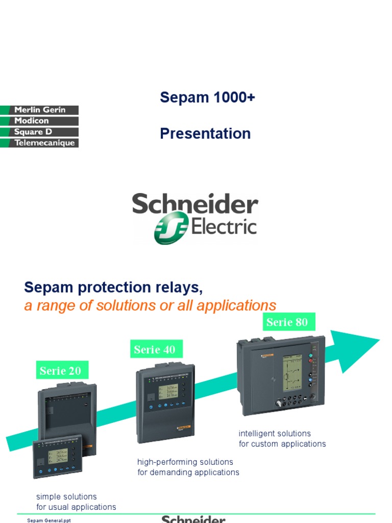 01 Sepam General | PDF | User Interface | Power Supply