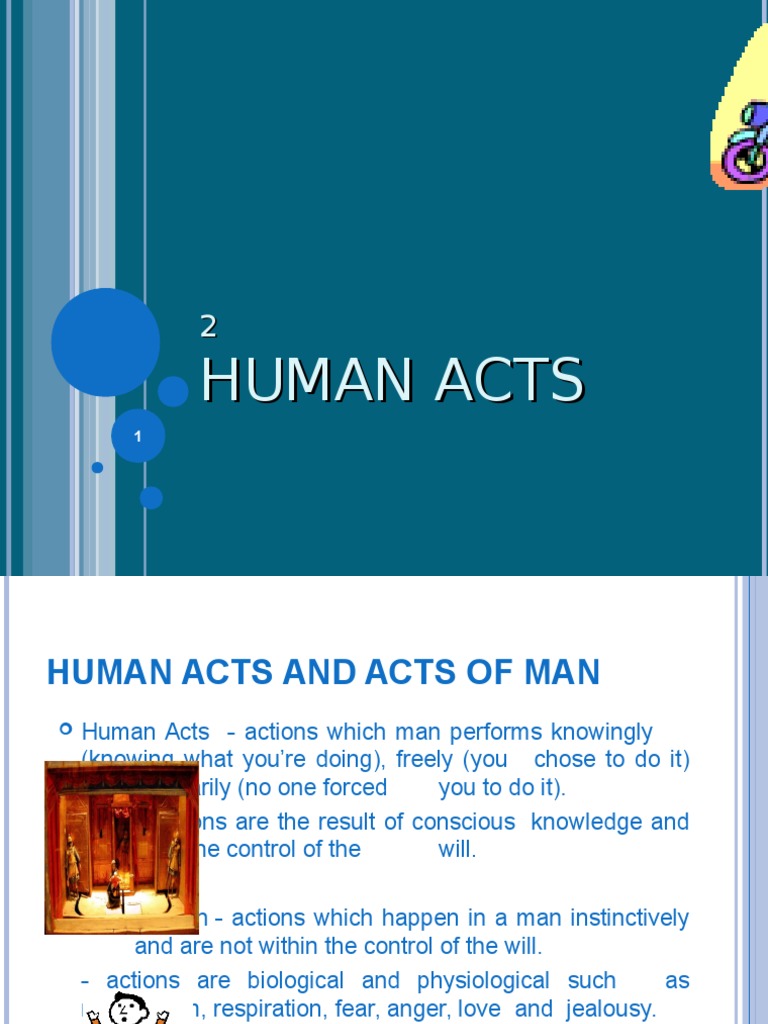 human act.ppt | Evil | Social Institutions