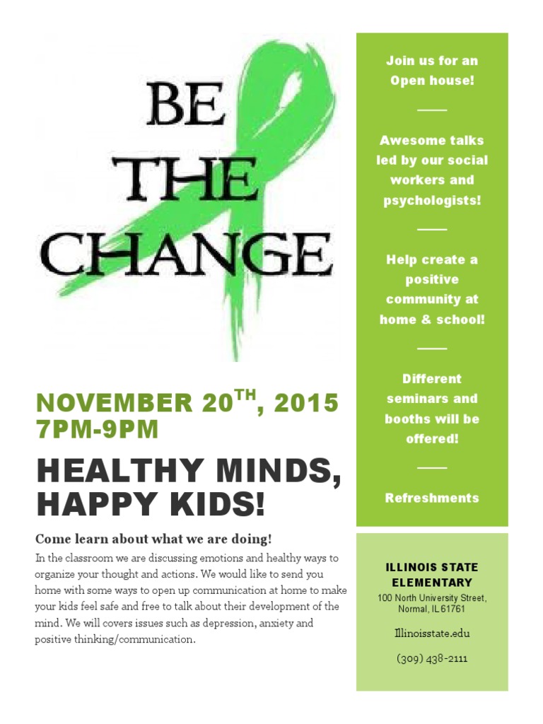 Mental Health Flyer | PDF