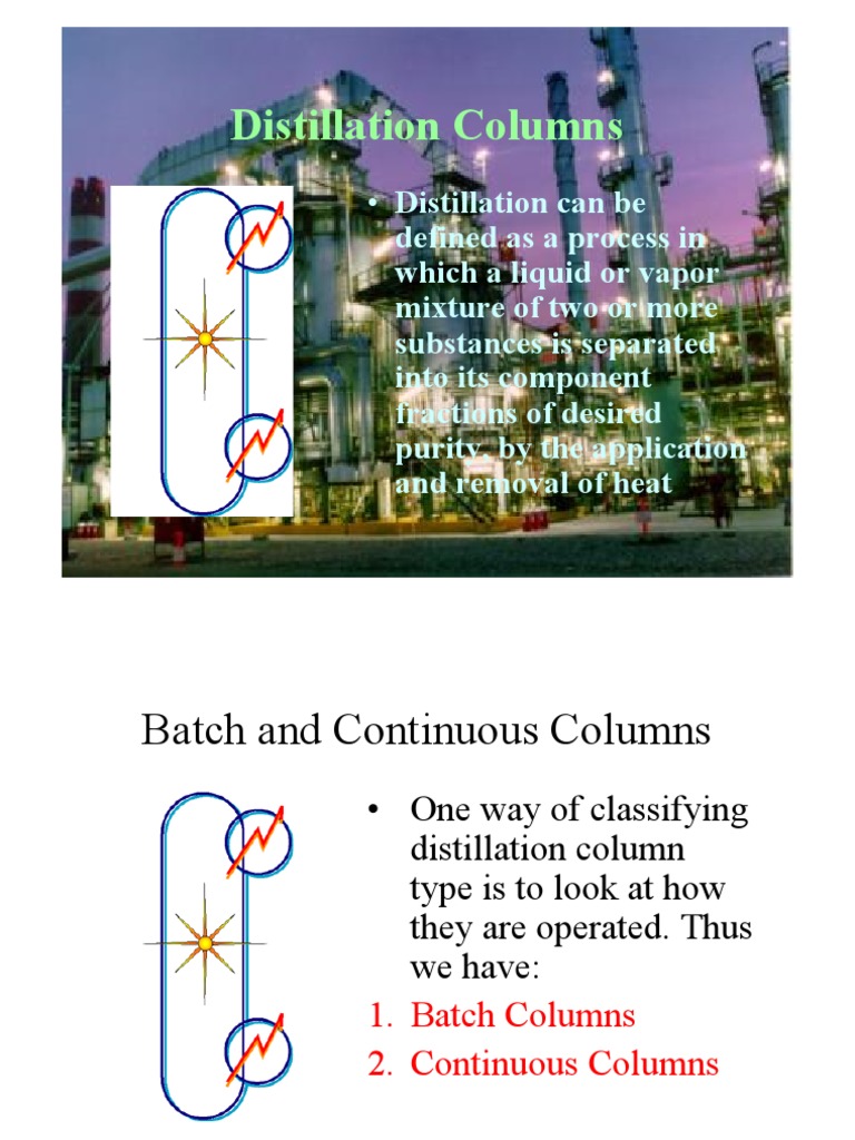 Distillation Columns.pdf | Distillation | Unit Operations