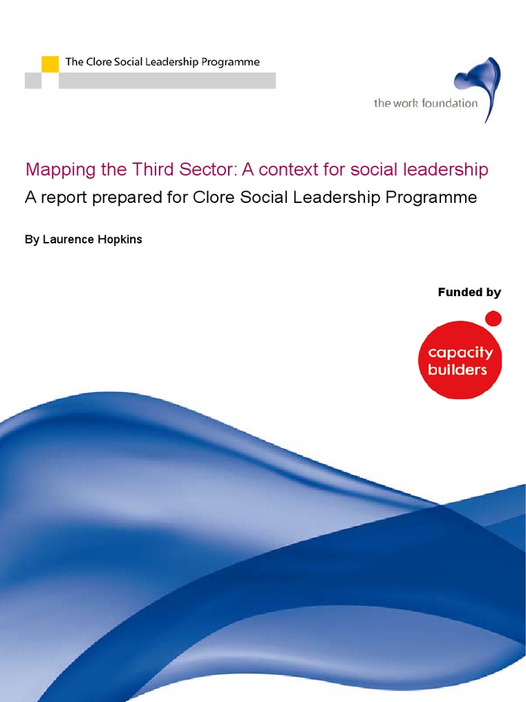 Mapping The Third Sector | Download Free PDF | Social Enterprise ...